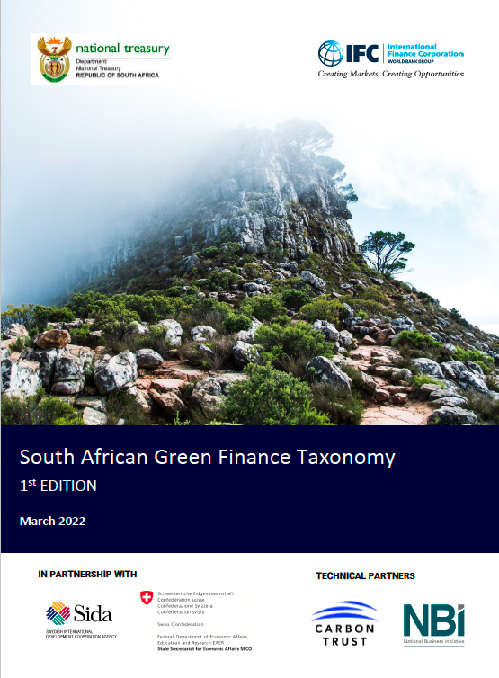 Taxonomy Working Group | South Africa Sustainable Finance Initiative